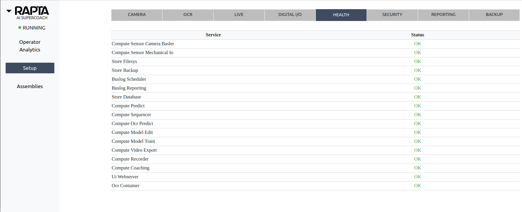 System Health Monitor - Rapta Inc