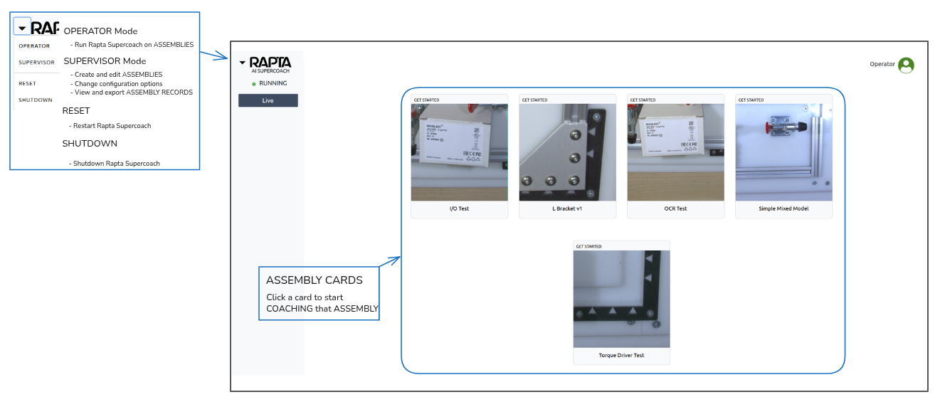 Running Assemblies - Rapta Inc