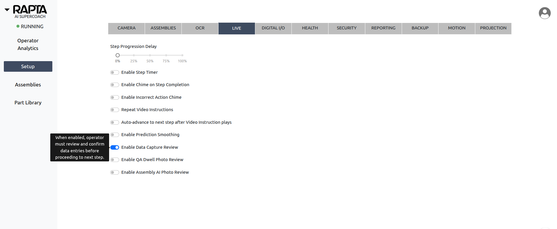 Data Capture Review and Input Validation - Rapta Inc
